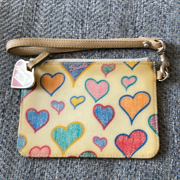 Dooney & Bourke | Bags | Dooney Bourke Multicolored Hearts Coin ...